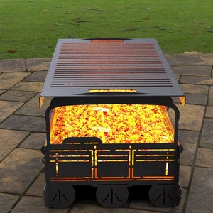 Pontoon Boat Fire Pit, Digital Product, Files DXF, SVG for Laser ...