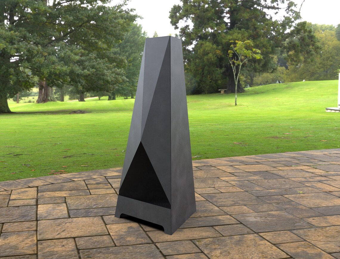 Triangular II Pyramid Fire Pit Digital Product Files DXF | Etsy