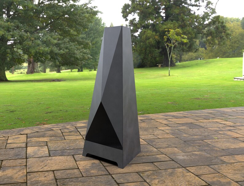 Triangular II Pyramid Fire Pit Digital Product Files DXF - Etsy