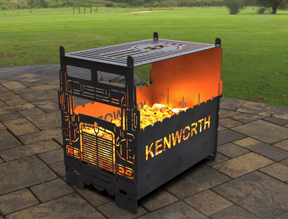 Kenworth Fire Pit Digital product files DXF SVG for Cnc | Etsy