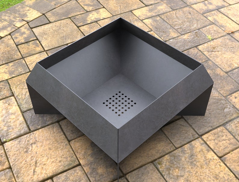 Square Fire Pit New Digital Product Files DXF SVG for Cnc - Etsy