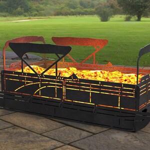 Pontoon Boat Fire Pit, Digital Product, Files DXF, SVG for Laser ...