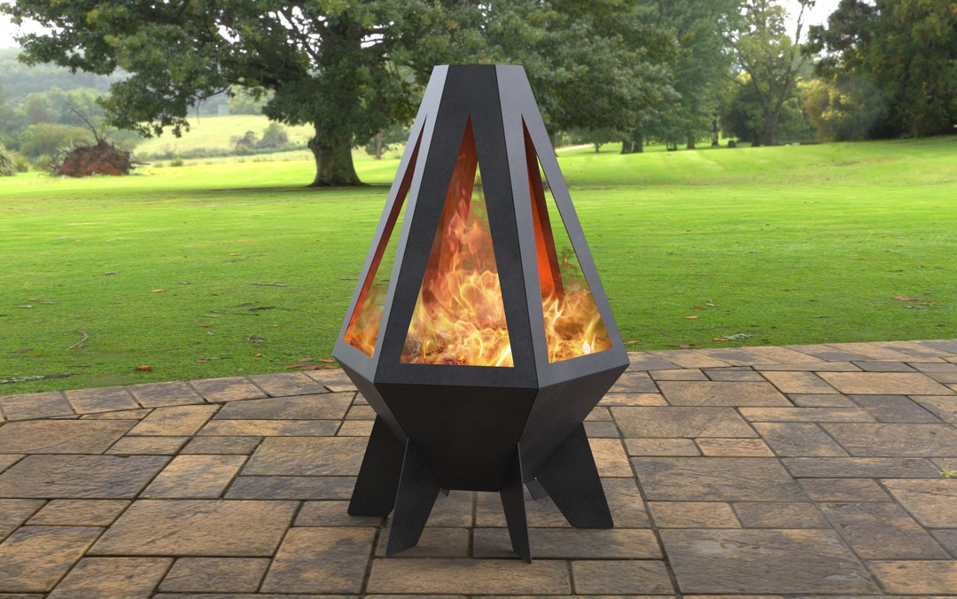 Pyramid Rocket II Fire Pit, Digital Product, Files DXF, Svg for CNC ...