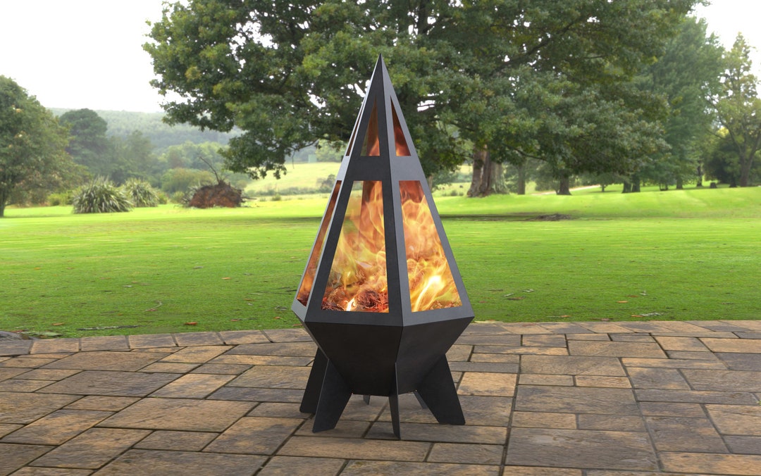 Pyramid Rocket III Fire Pit, Digital Product, Files DXF, Svg for CNC ...