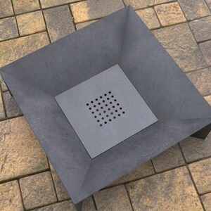 Square Fire Pit Light, Digital Product, Files DXF, SVG for Cnc, Plasma ...