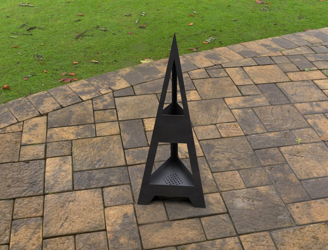 Arrow Pyramid Fire Pit, Digital Product, Files DXF, SVG for CNC, Plasma ...