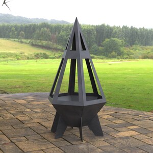 Pyramid Rocket III Fire Pit, Digital Product, Files DXF, Svg for CNC ...