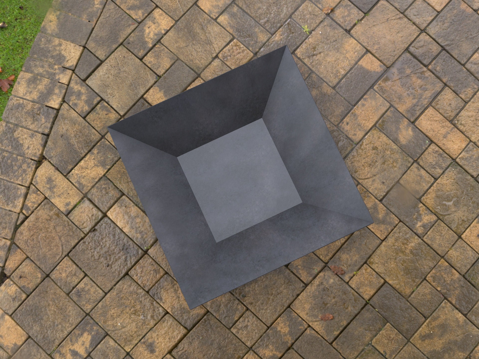 Square Fire Pit Digital Product Files DXF SVG for CNC | Etsy