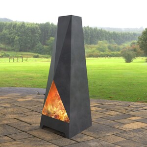 Triangular II Pyramid Fire Pit, Digital Product, Files DXF, SVG for Cnc ...