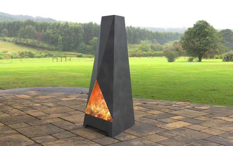 Triangular II Pyramid Fire Pit Digital Product Files DXF - Etsy