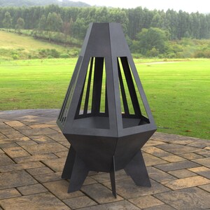 Pyramid Rocket IV Fire Pit, Digital Product, Files DXF, Svg for CNC ...