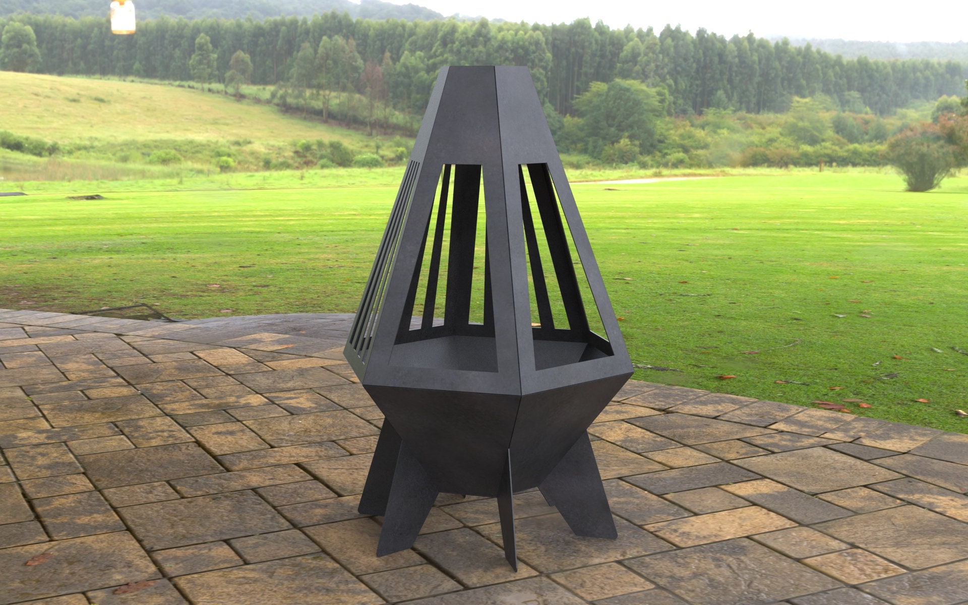 Pyramid Rocket IV Fire Pit Digital Product Files DXF Svg - Etsy Canada