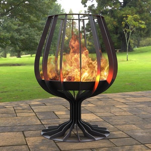Cognac, Brandy Glass Fire Pit, Digital Product, Files DXF, SVG for CNC ...