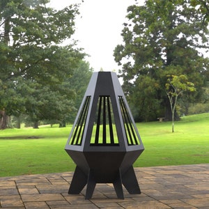 Pyramid Rocket IV Fire Pit, Digital Product, Files DXF, Svg for CNC ...