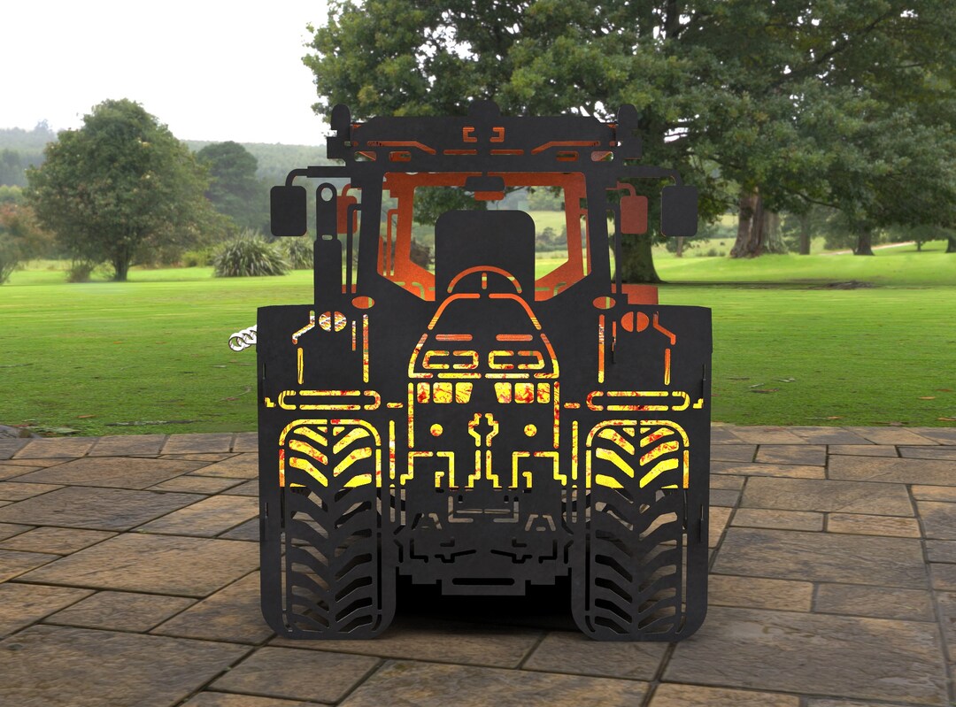 Tractor Fire Pit, Digital Product, Files DXF, SVG for Cnc, Plasma ...