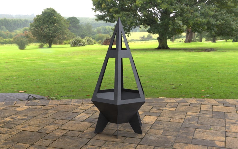 Pyramid Rocket III Fire Pit Digital Product Files DXF Svg - Etsy