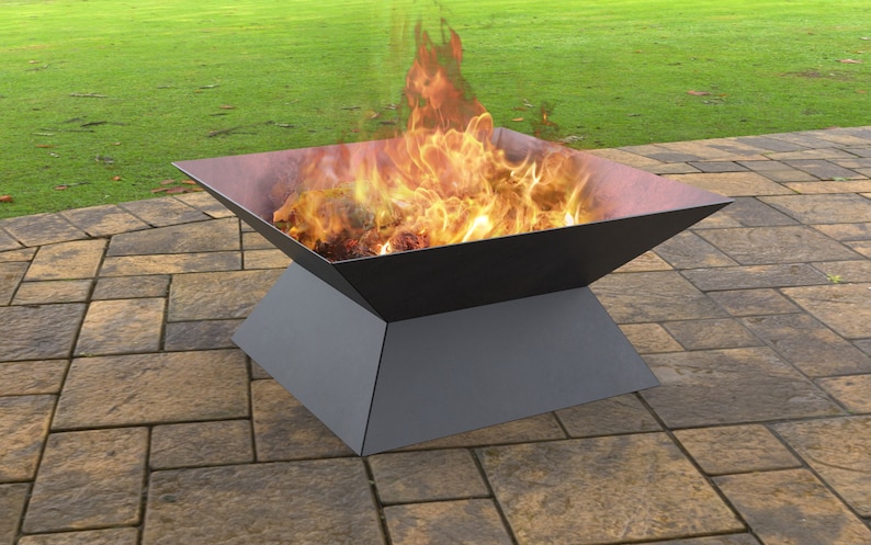 Square Fire Pit Digital Product Files DXF SVG for CNC - Etsy