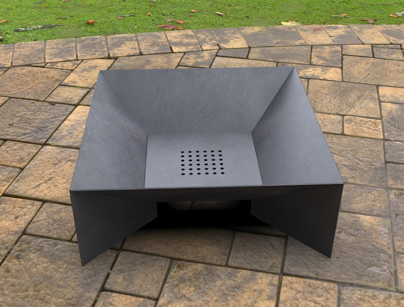 Square Fire Pit Light Digital Product Files DXF SVG for - Etsy