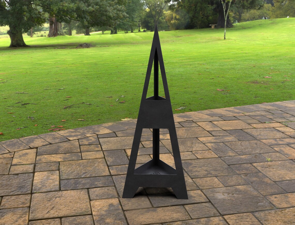 Arrow Pyramid Fire Pit, Digital Product, Files DXF, SVG for CNC, Plasma ...
