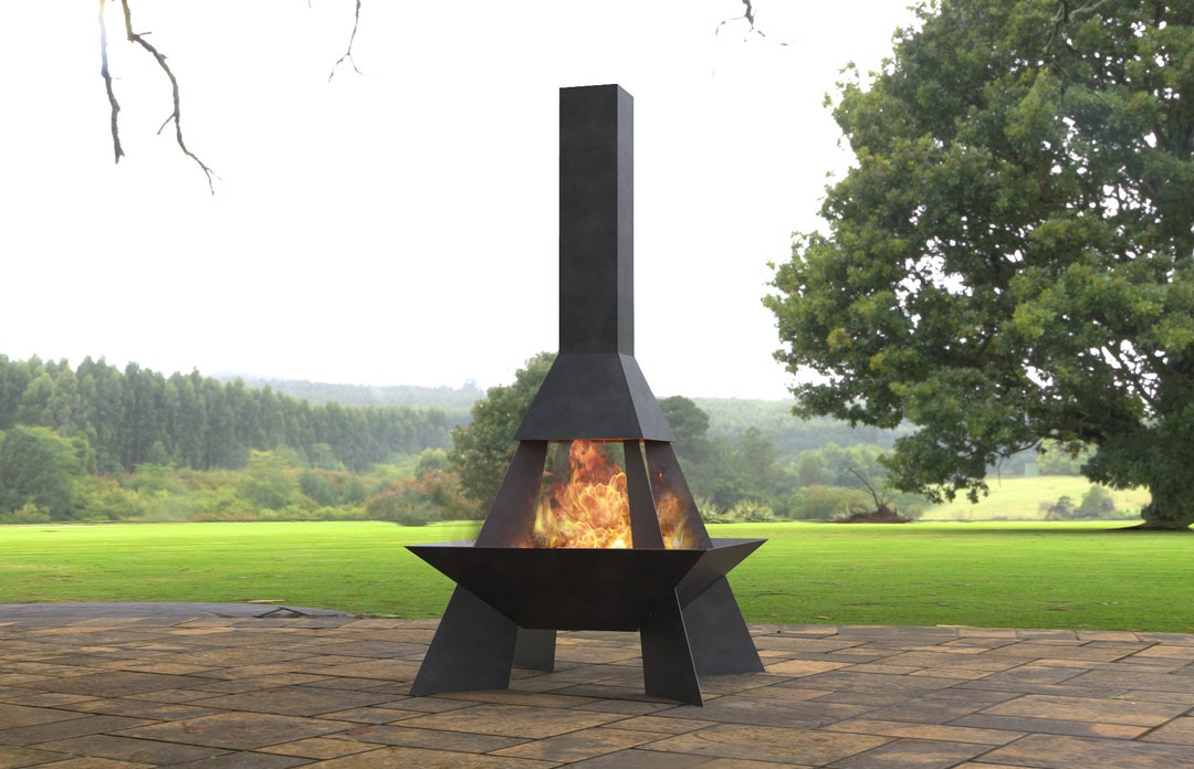 Pyramid Rocket Big Fire Pit, Digital Product, Files DXF, SVG for CNC ...