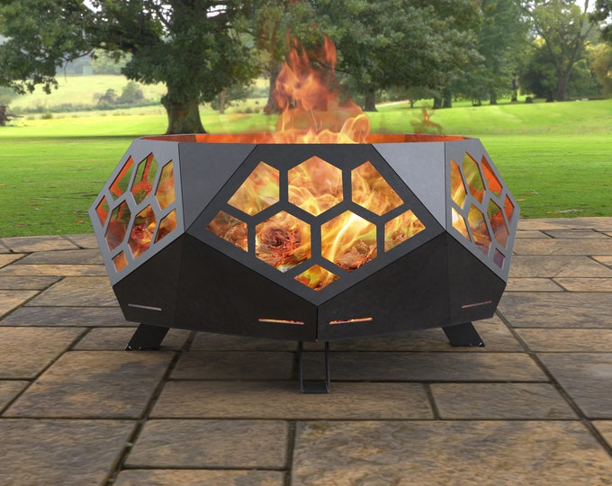 Fire Pit Ring Nature Scene, Digital Product, Files DXF SVG for Cnc ...