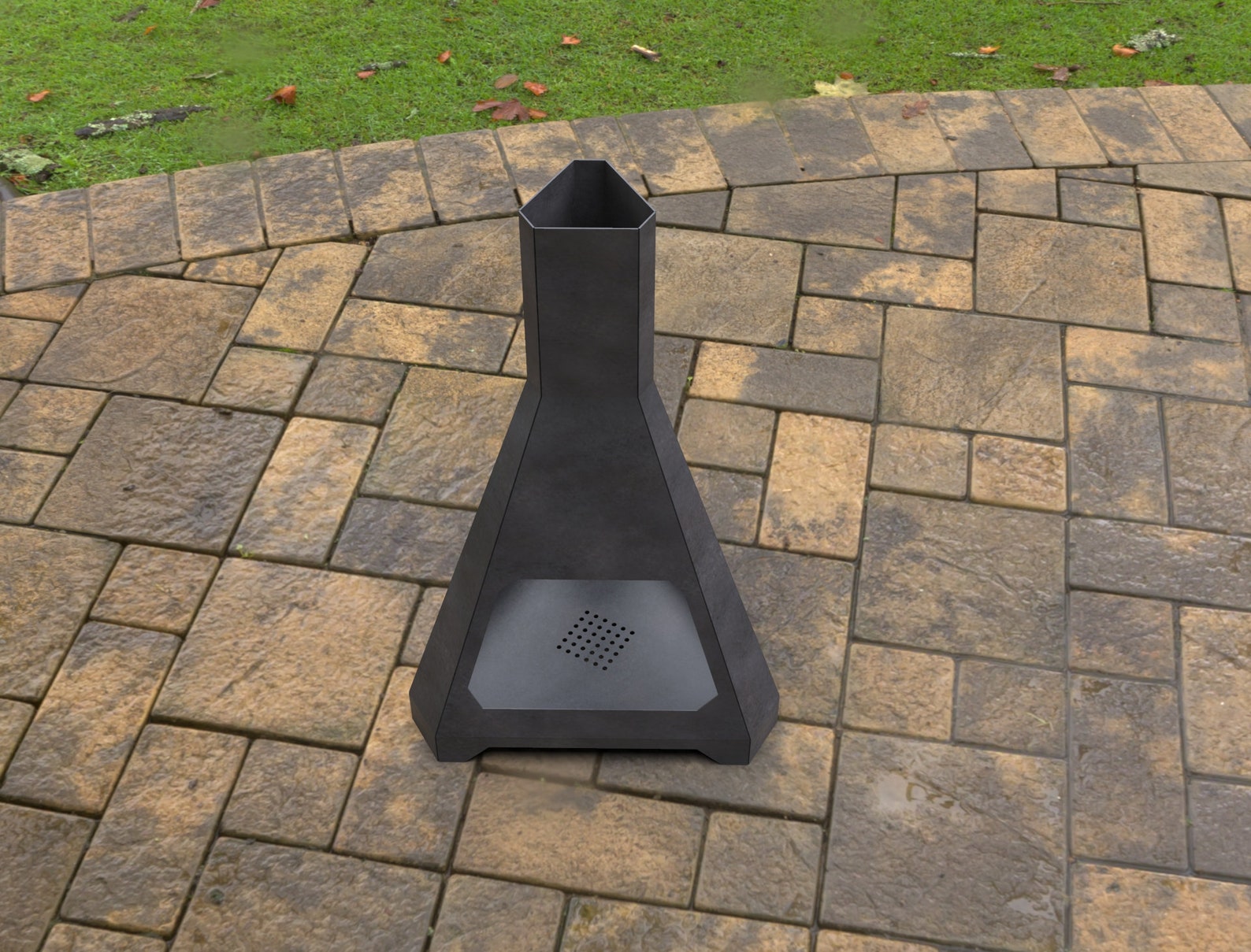 Pyramid Three-sided Fire Pit Digital Product Files DXF SVG | Etsy