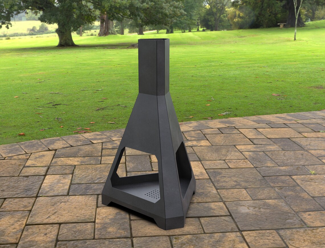 Pyramid Three-sided Fire Pit Digital Product Files DXF SVG | Etsy