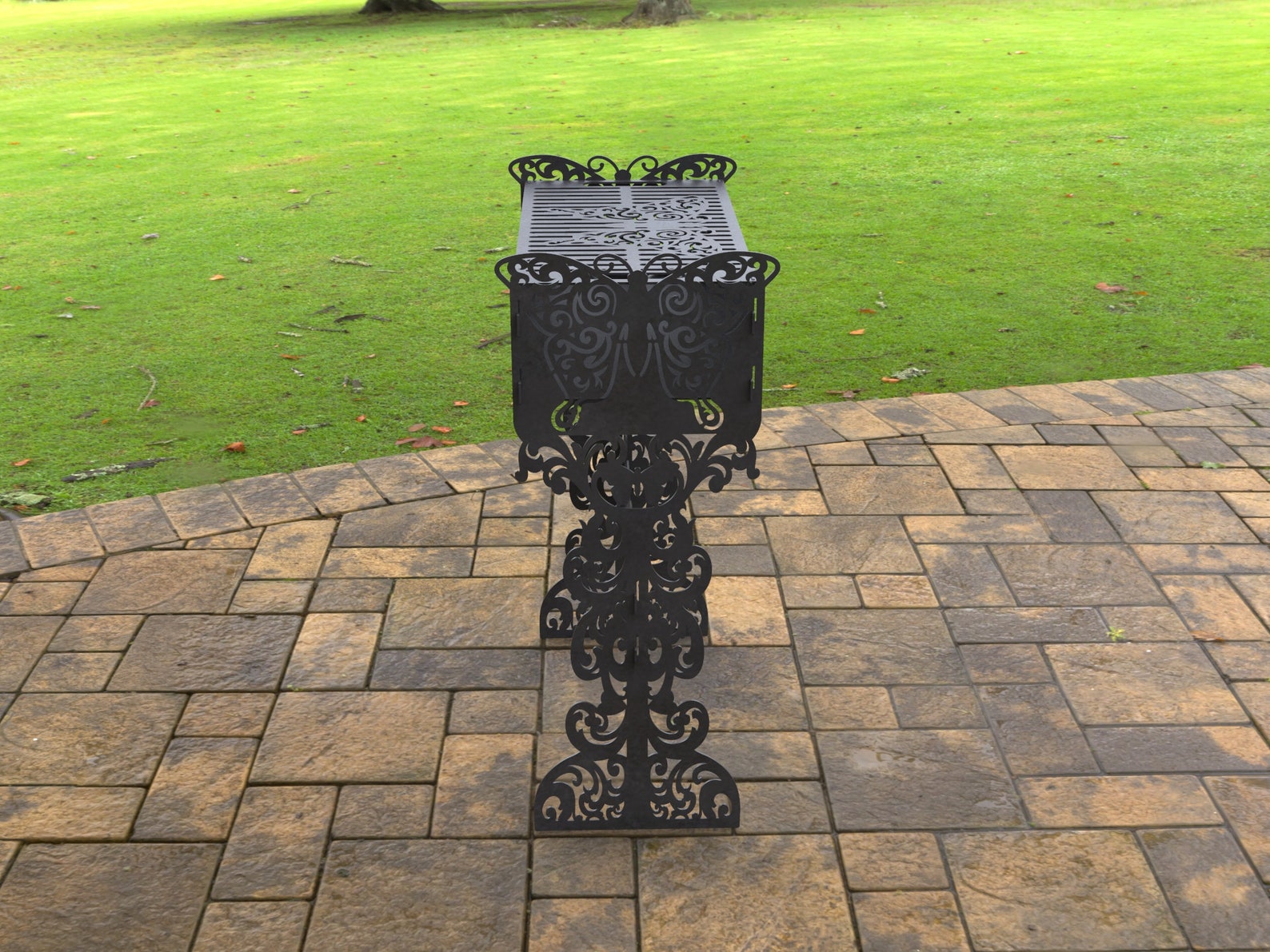 Butterfly Fire Pit, Digital Product, Files DXF, SVG for CNC, Plasma ...