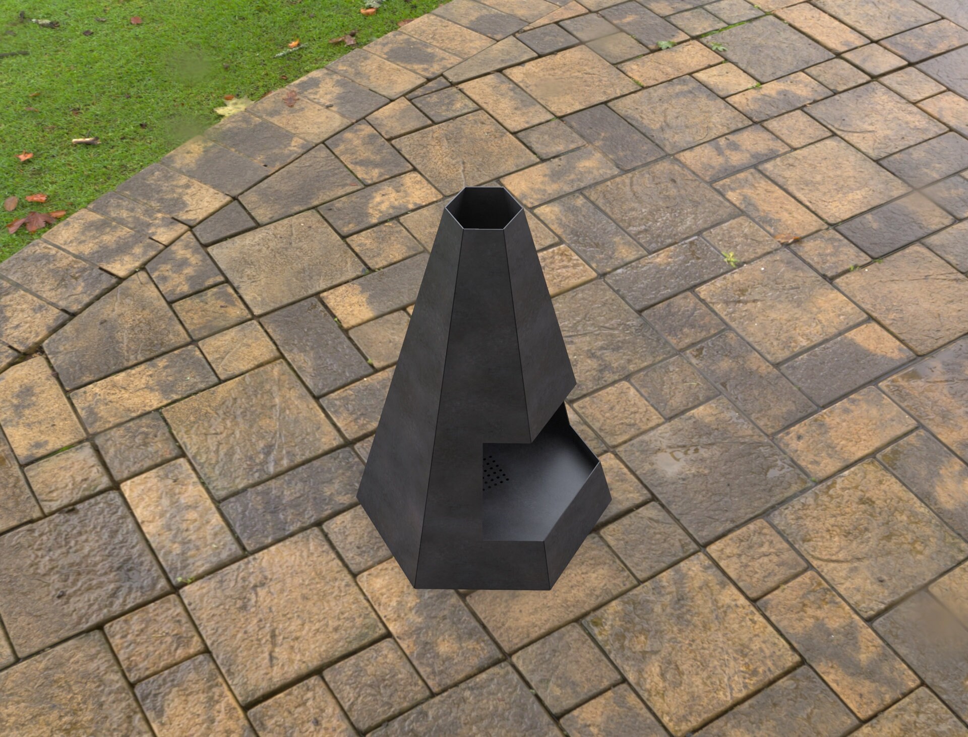 Hexagon Pyramid Fire Pit Digital Product Files DXF SVG for | Etsy