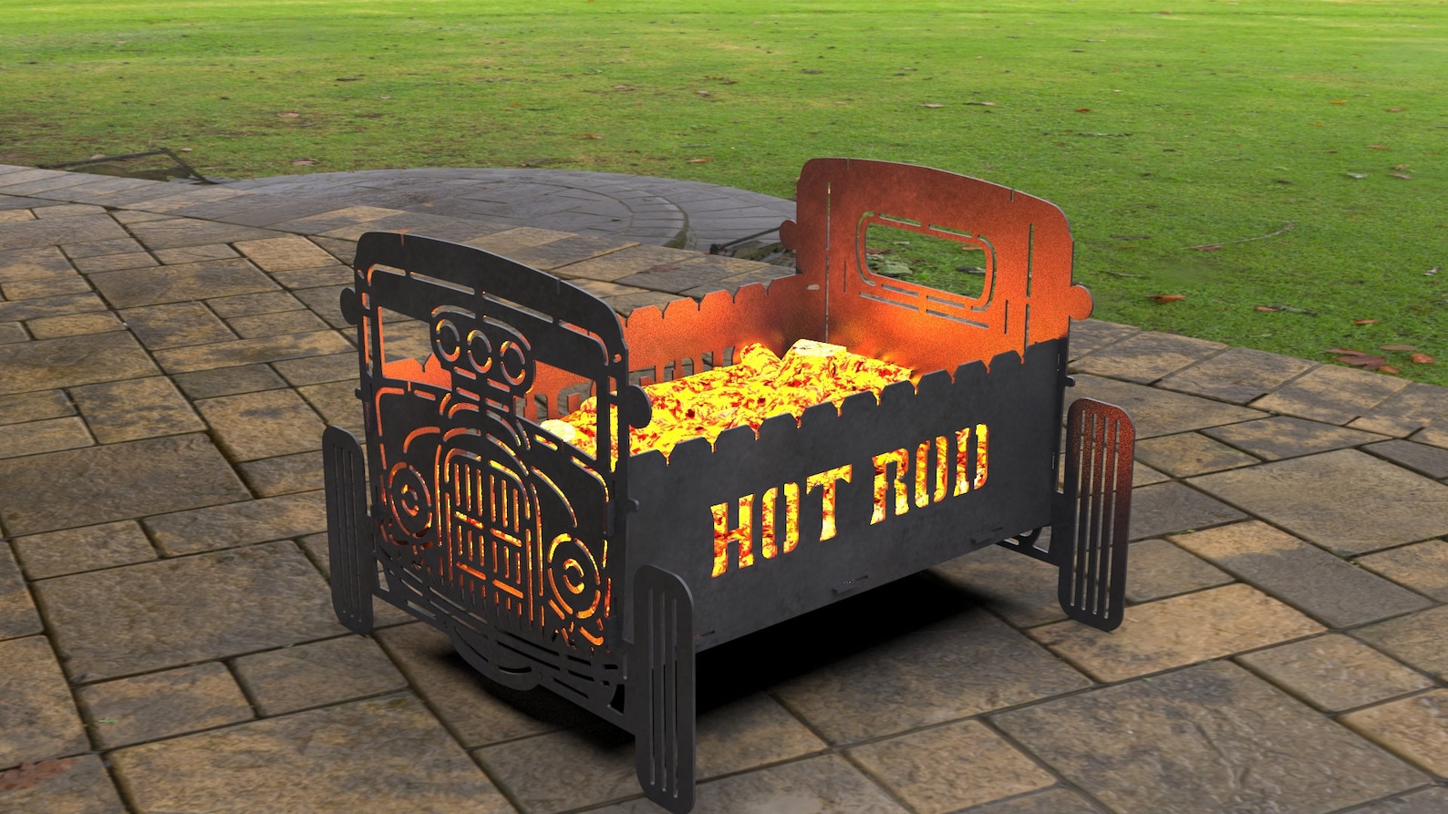 Hot Rod Fire Pit Digital Product Files DXF SVG for Cnc - Etsy