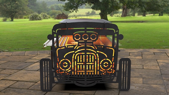 Hot Rod Fire Pit Digital Product Files DXF SVG for Cnc - Etsy