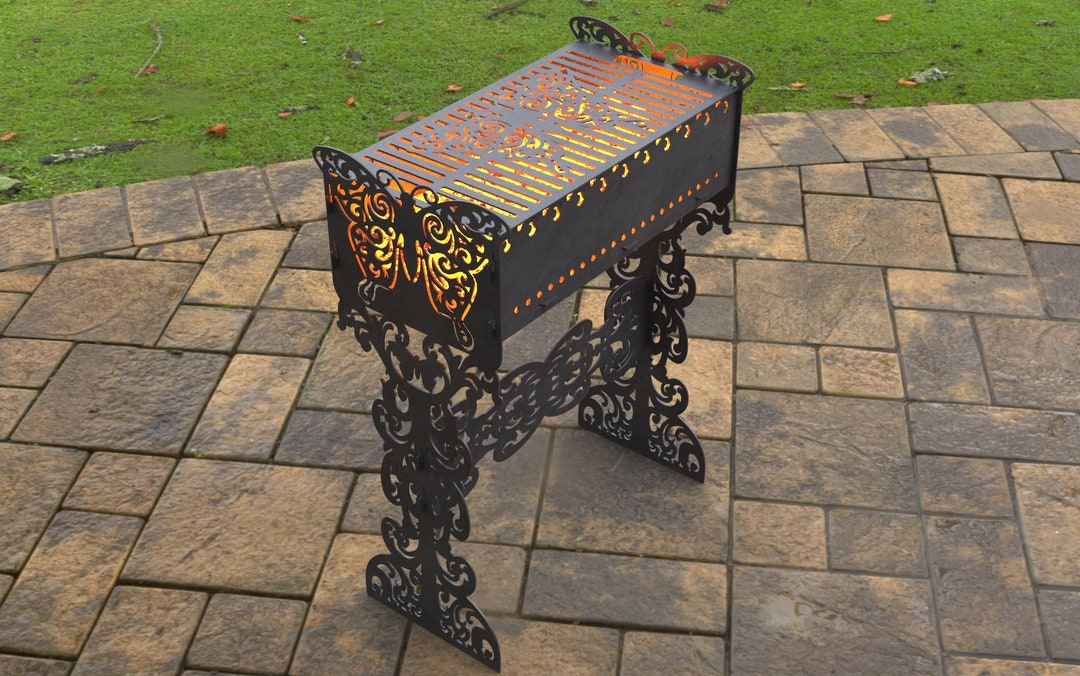 Butterfly Fire Pit, Digital Product, Files DXF, SVG for CNC, Plasma ...