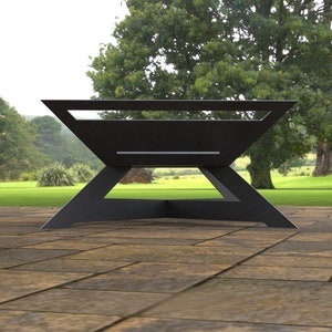 Square Fire Pit X Light, Digital Product, Files DXF, SVG for Cnc ...