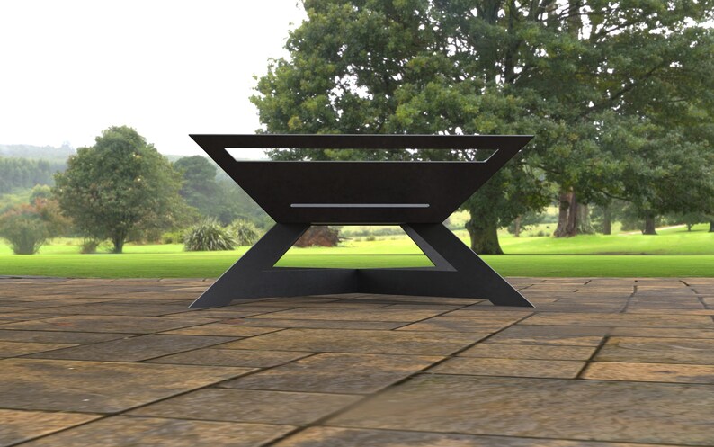 Square Fire Pit X Light Digital Product Files DXF SVG for - Etsy