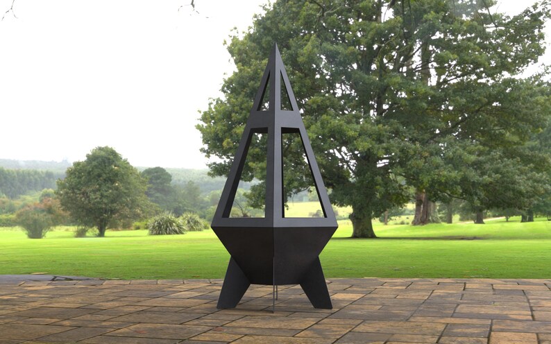Pyramid Rocket III Fire Pit Digital Product Files DXF Svg - Etsy