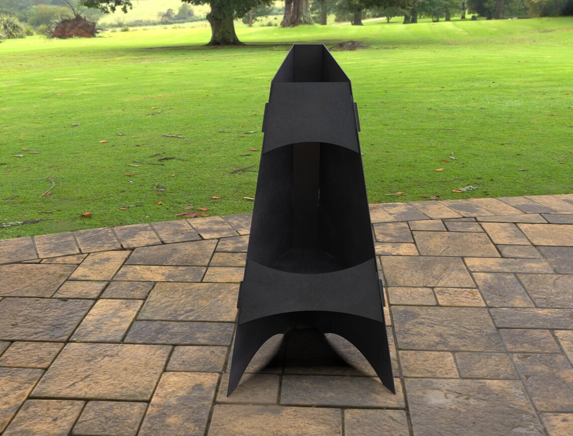 Collapsible Pyramid Fire Pit Digital Product Files DXF SVG | Etsy