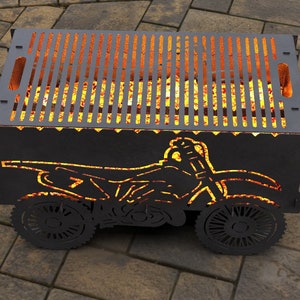 Dirt Bike Fire Pit, Digital Product, Files DXF, SVG for Cnc, Plasma ...