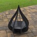 Flower Bud Fire Pit, Digital Product, Files DXF, SVG for Cnc, Plasma ...