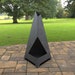 Triangular Pyramid Fire Pit, Digital Product, Files DXF, SVG for CNC ...