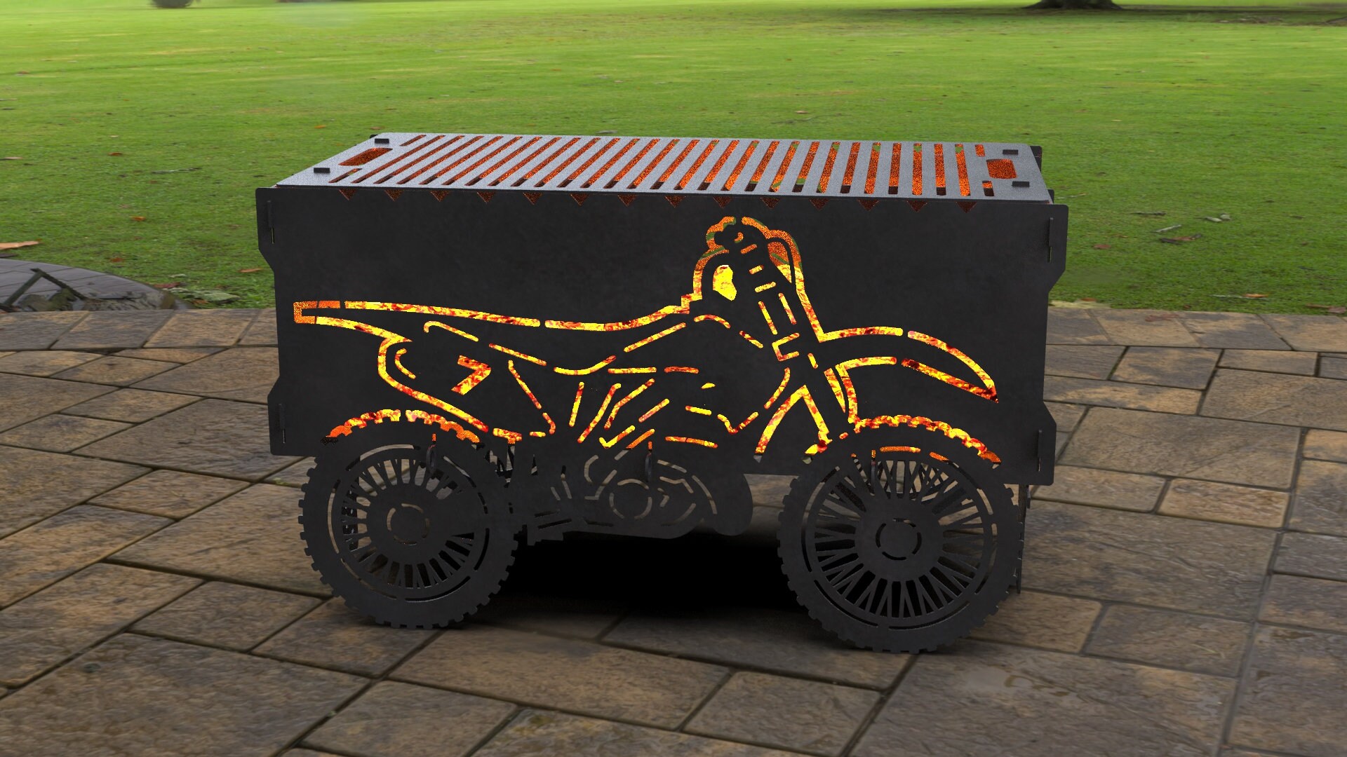 Dirt Bike Fire Pit Digital Product Files DXF SVG for Cnc - Etsy Australia