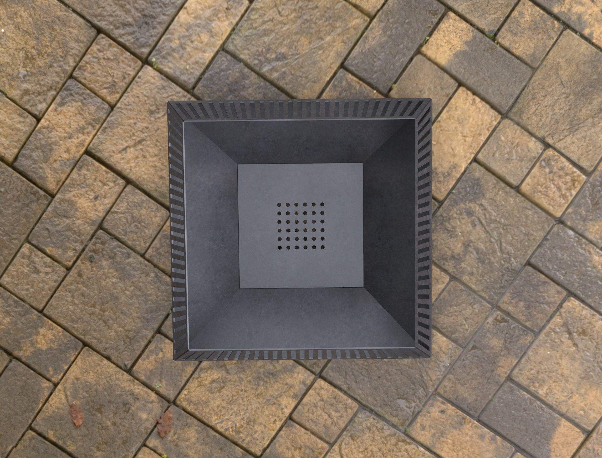 Square Fire Pit III Digital Product Files DXF SVG for Cnc | Etsy