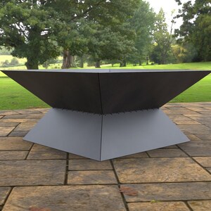Square Fire Pit II, Digital Product, Files DXF, SVG for Cnc, Plasma ...
