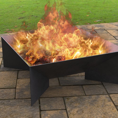 Triangular II Pyramid Fire Pit Digital Product Files DXF - Etsy