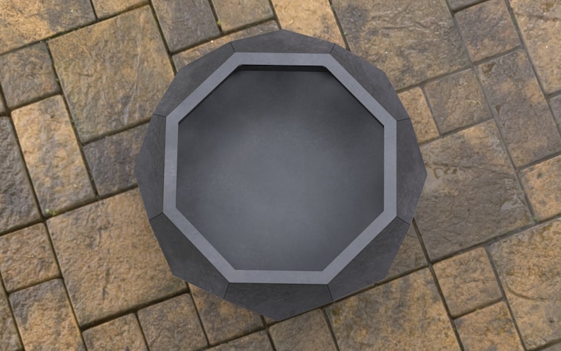 Volumetric Octagon Fire Pit Digital Product Files DXF SVG - Etsy