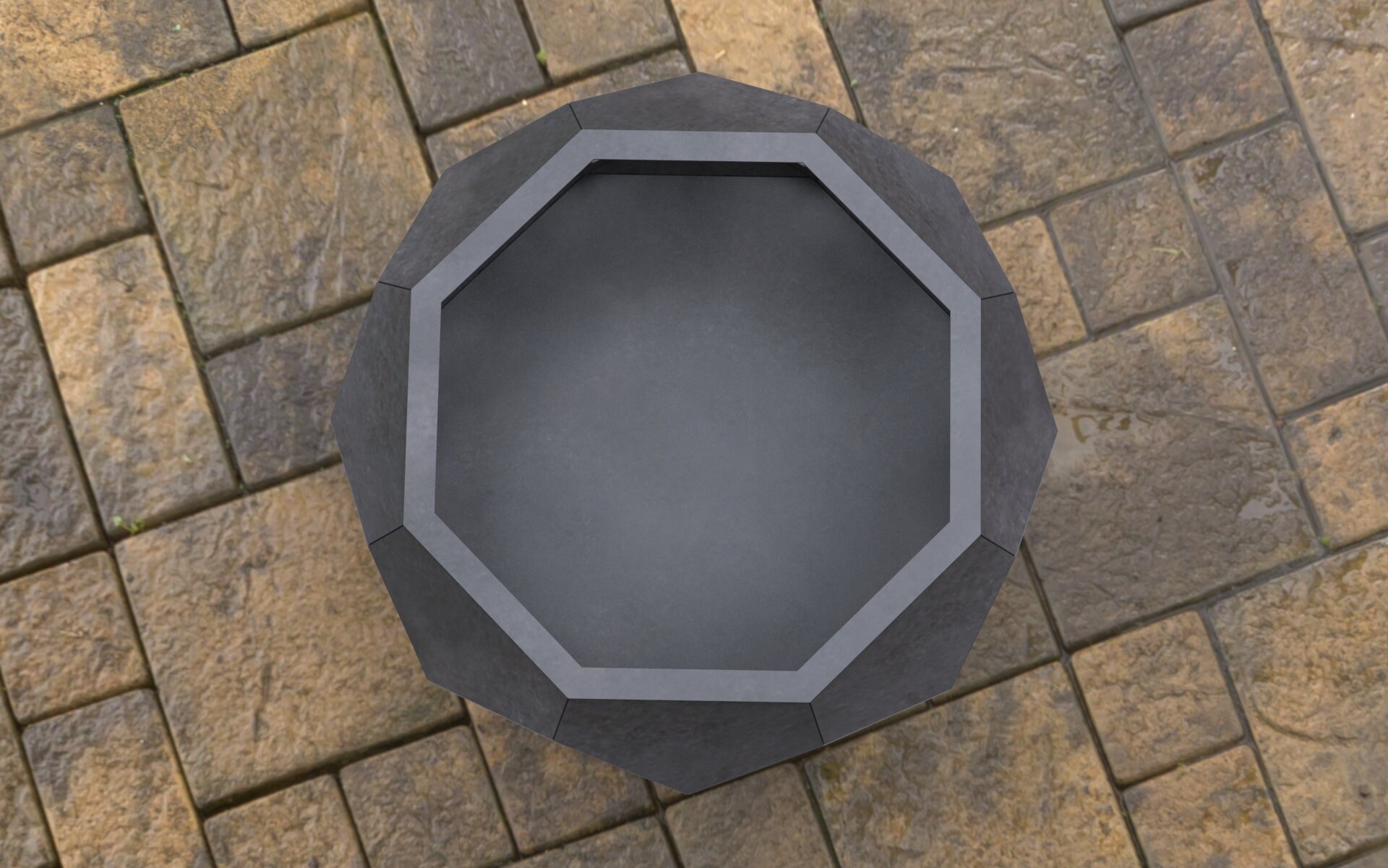 Volumetric Octagon Fire Pit Digital Product Files DXF SVG - Etsy