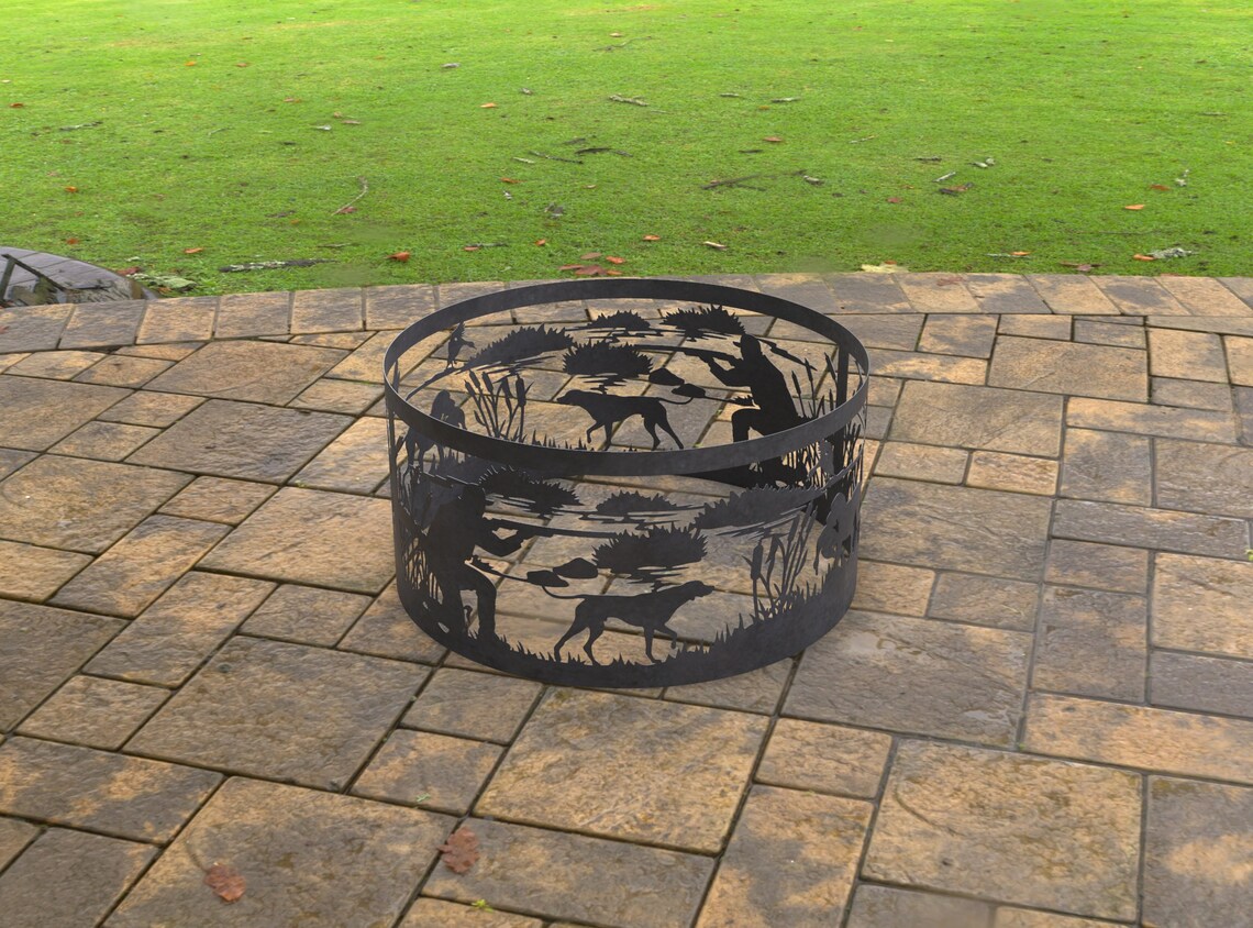 Fire Pit Ring Hunting Digital product files DXF SVG for cnc | Etsy