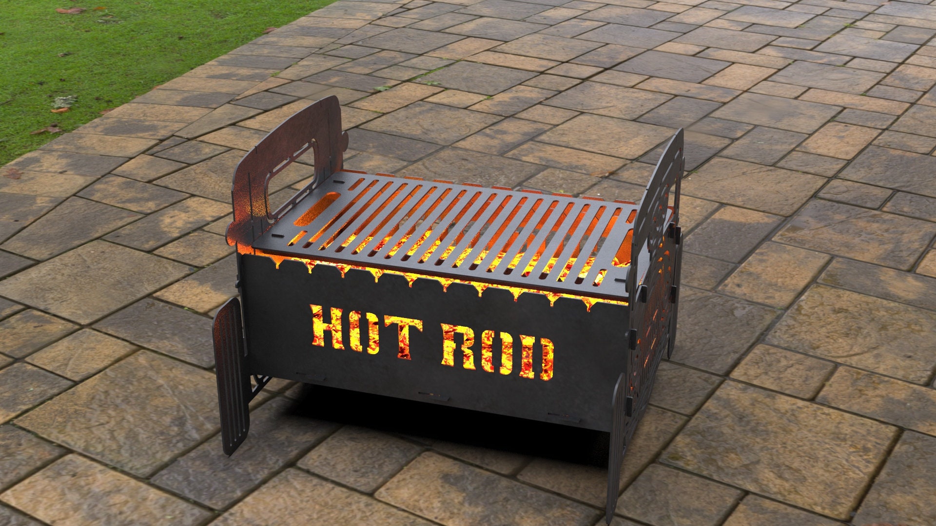 Hot Rod Fire Pit Digital Product Files DXF SVG for Cnc - Etsy