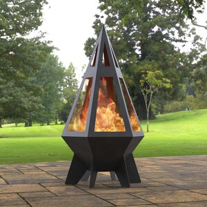 Pyramid Rocket III Fire Pit, Digital Product, Files DXF, Svg for CNC ...
