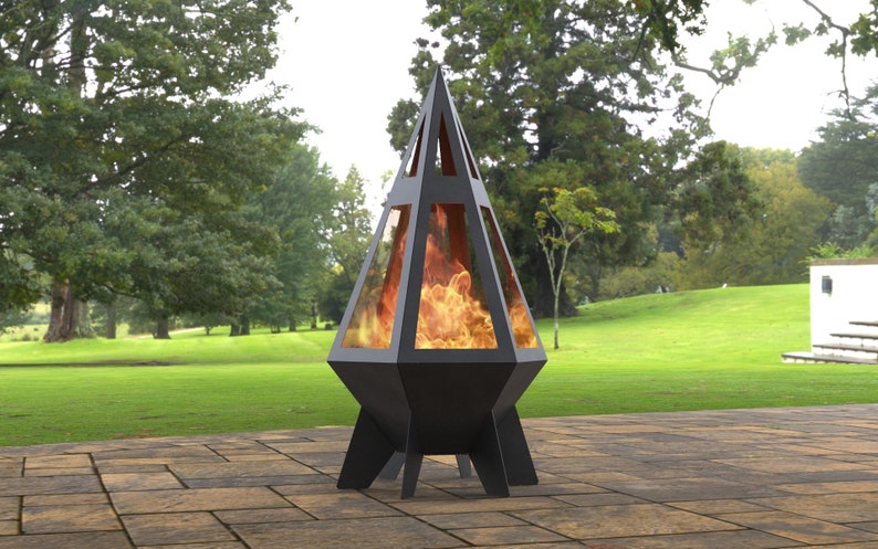 Pyramid Rocket III Fire Pit Digital Product Files DXF Svg - Etsy