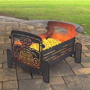 Hot Rod Fire Pit, Digital Product, Files DXF, SVG for Cnc, Laser ...